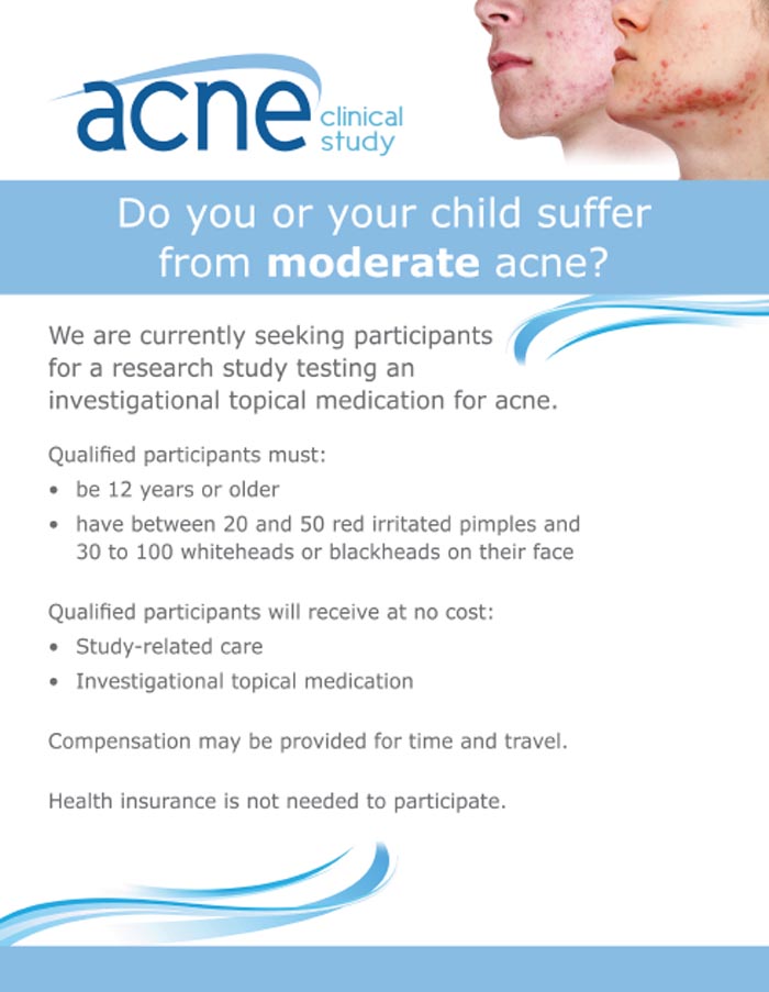 Acne - San Diego CA (Clinical Trial # 22922)