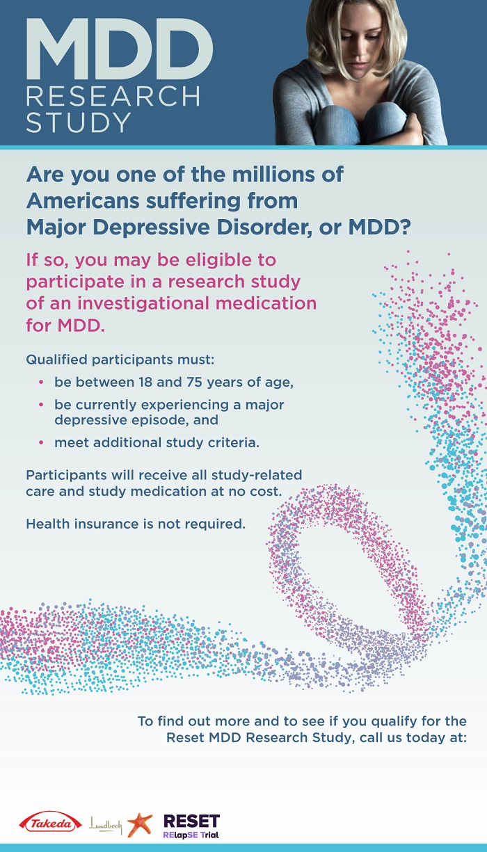 Depression (Major Depressive Disorder) - Cerritos CA (Clinical Trial ...