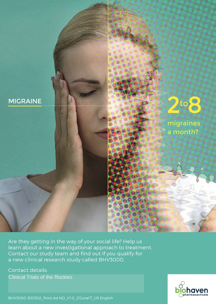 Migraines - Denver CO (Clinical Trial # 37975)