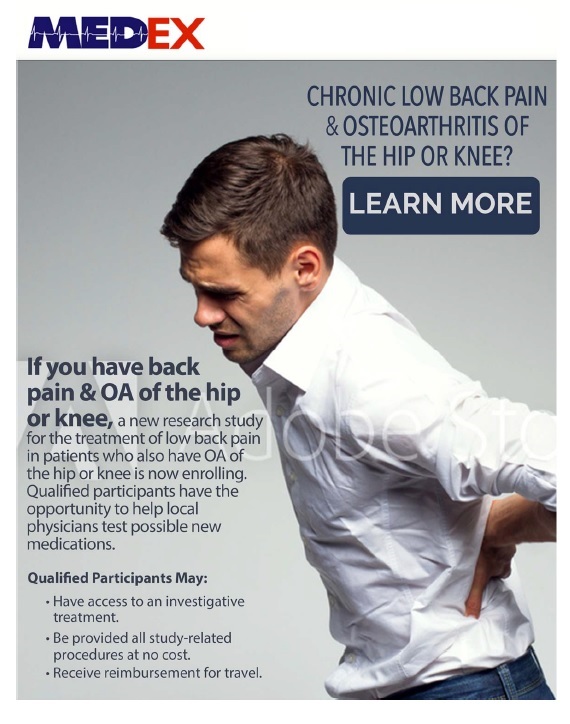 Back Pain - Chicago IL (Clinical Trial # 39189)