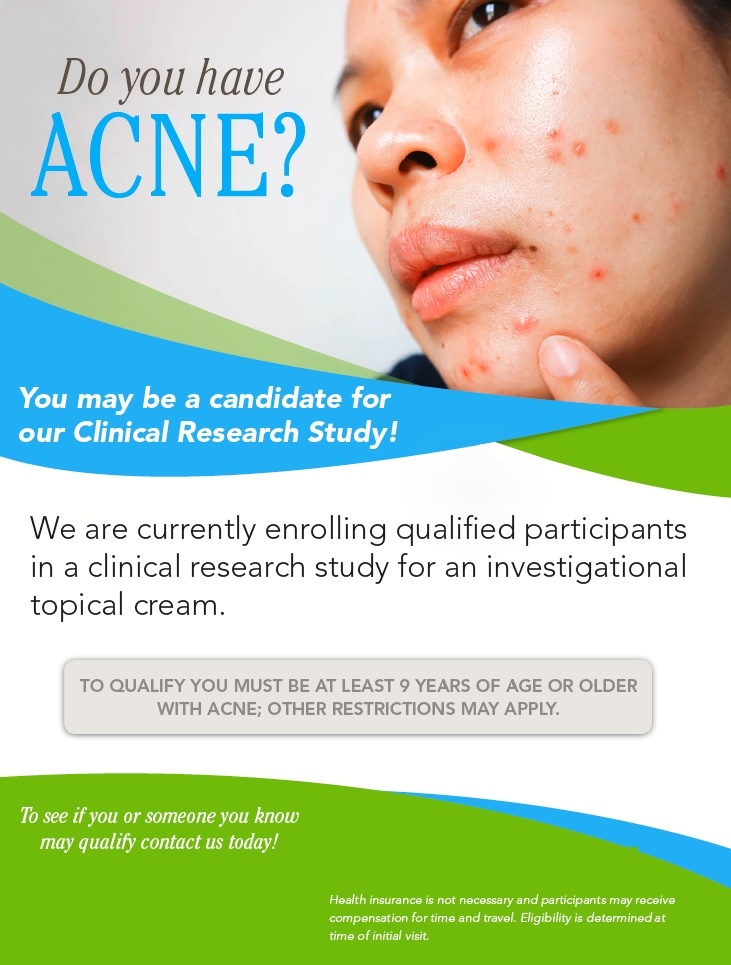 Acne - Fridley MN (Clinical Trial # 41276)