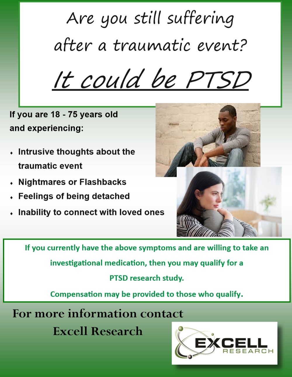 PTSD (Post-Traumatic Stress Disorder) - Oceanside CA (Clinical Trial ...