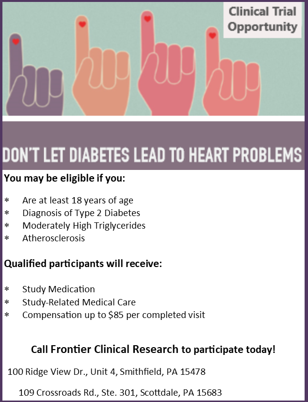 Type 2 Diabetes w/ Elevated Triglycerides - Scottdale PA (Clinical ...