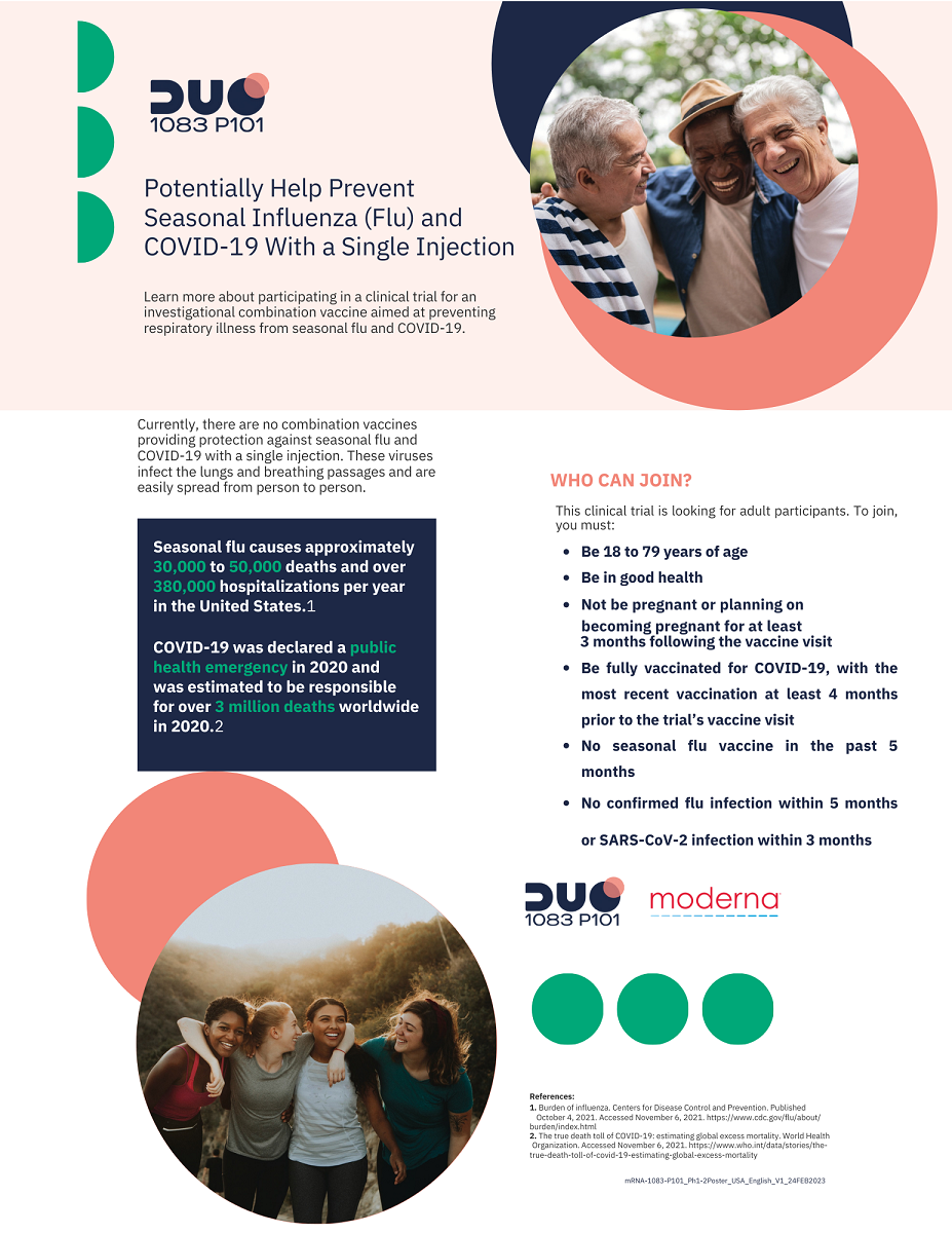 Flu and COVID-19 Single Vaccine 65 to 79 - Decatur GA (Metro Atlanta ...