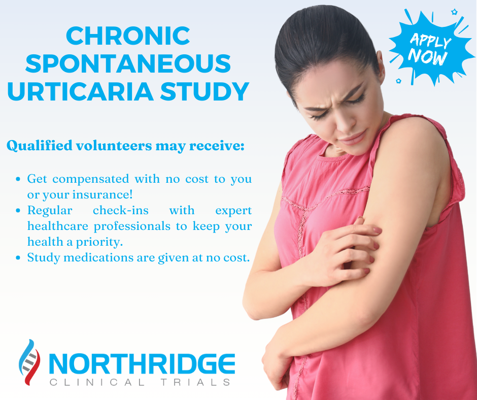 Moderate to Severe Chronic Spontaneous Urticaria - Northridge CA (Metro ...